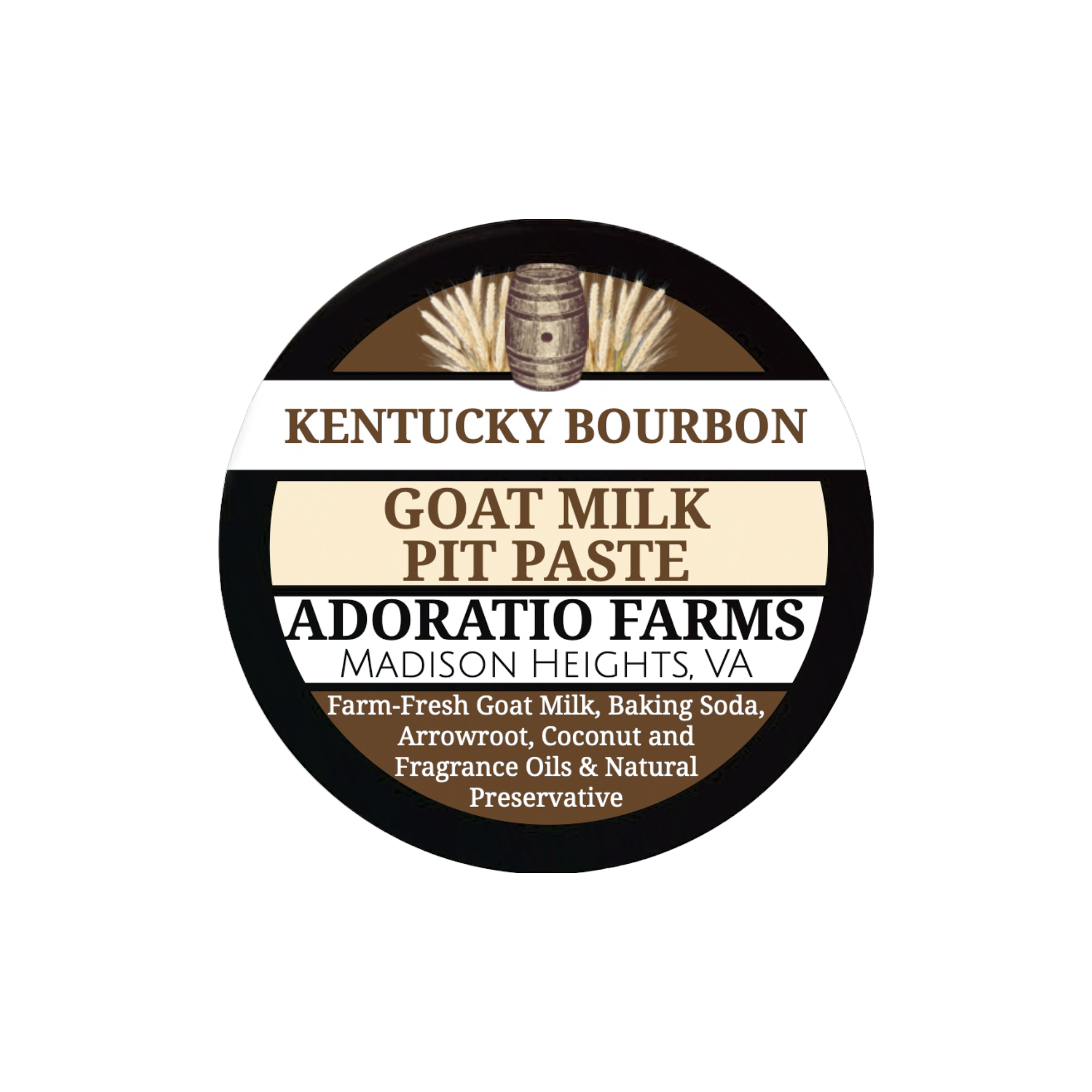 Kentucky Bourbon Goat Milk Pit Paste | Adoratio Farms
